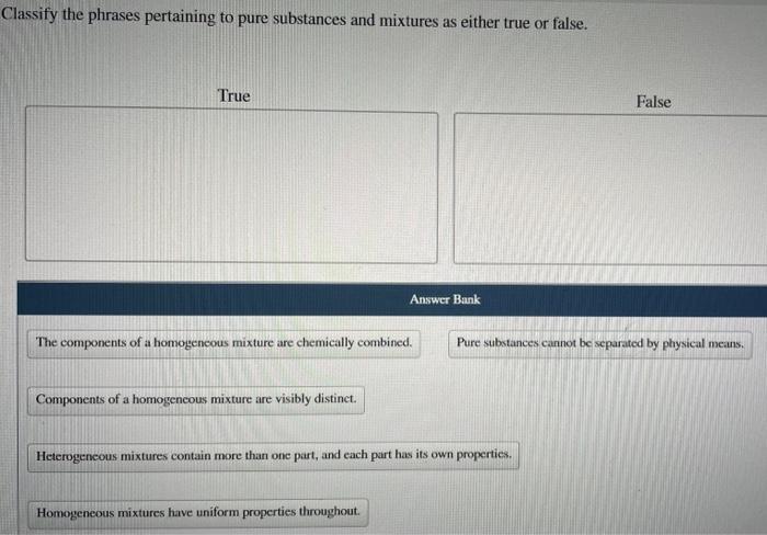 Solved Classify each substance as an atomic element, | Chegg.com