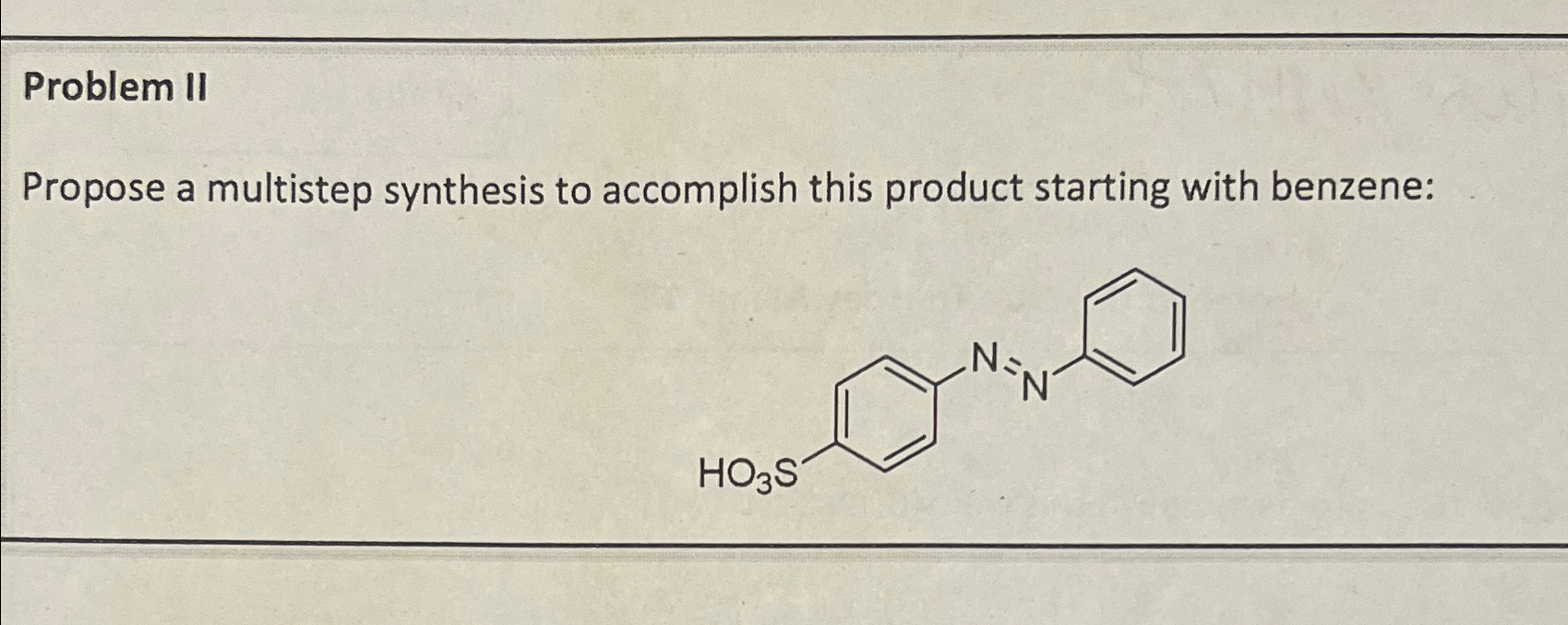 Solved Problem IIPropose a multistep synthesis to accomplish | Chegg.com