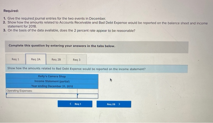 Solved E8-3 Recording, Reporting, and Evaluating a Bad Debt | Chegg.com