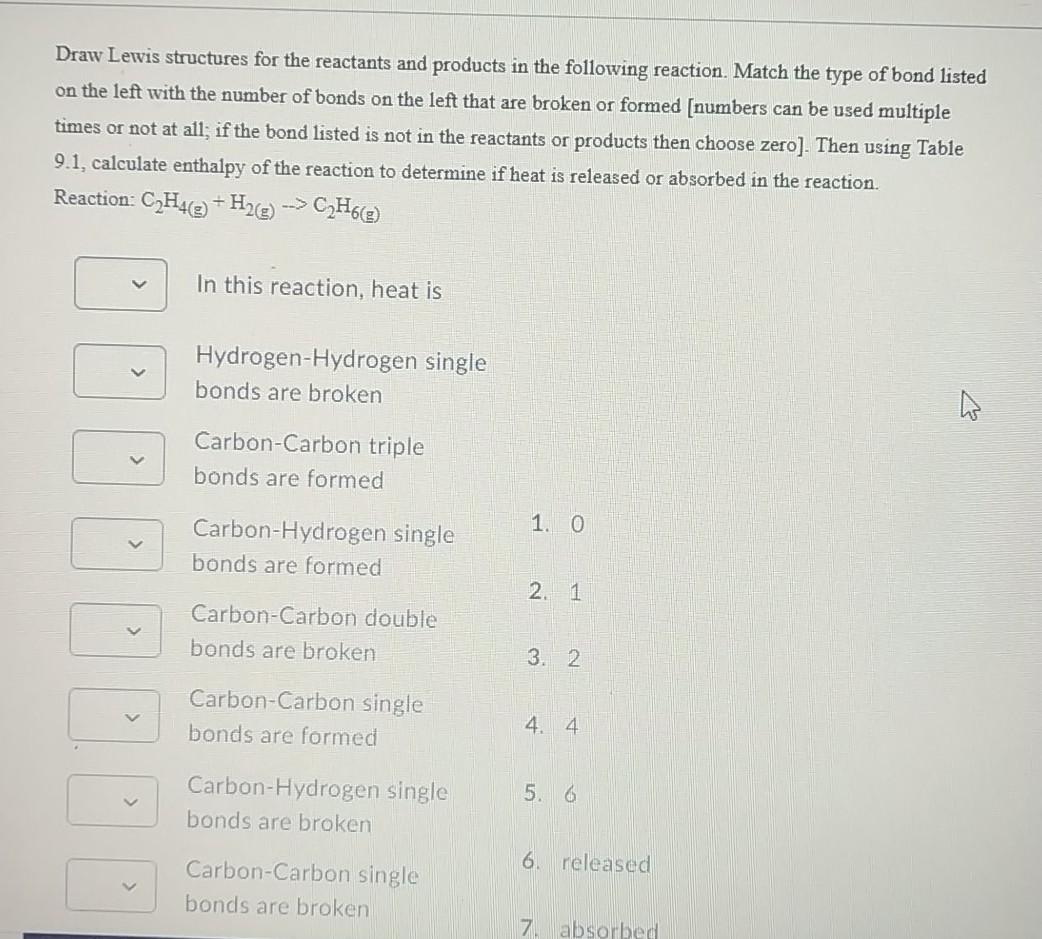 Solved Draw Lewis structures for the reactants and products | Chegg.com