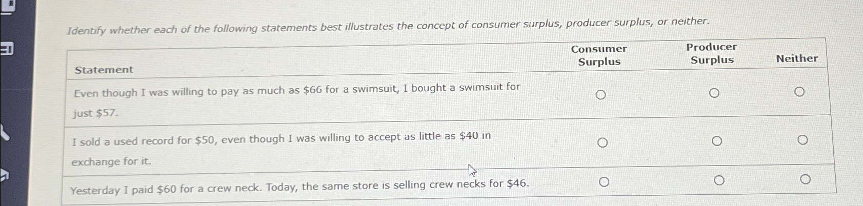 Solved Identify whether each of the following statements | Chegg.com