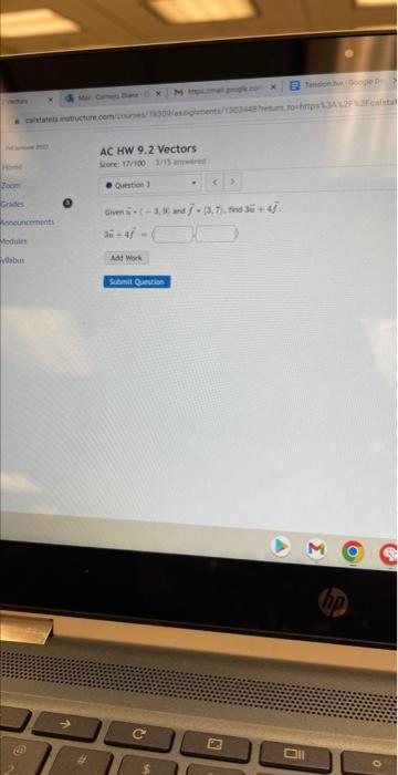 Solved 3u+4f= | Chegg.com