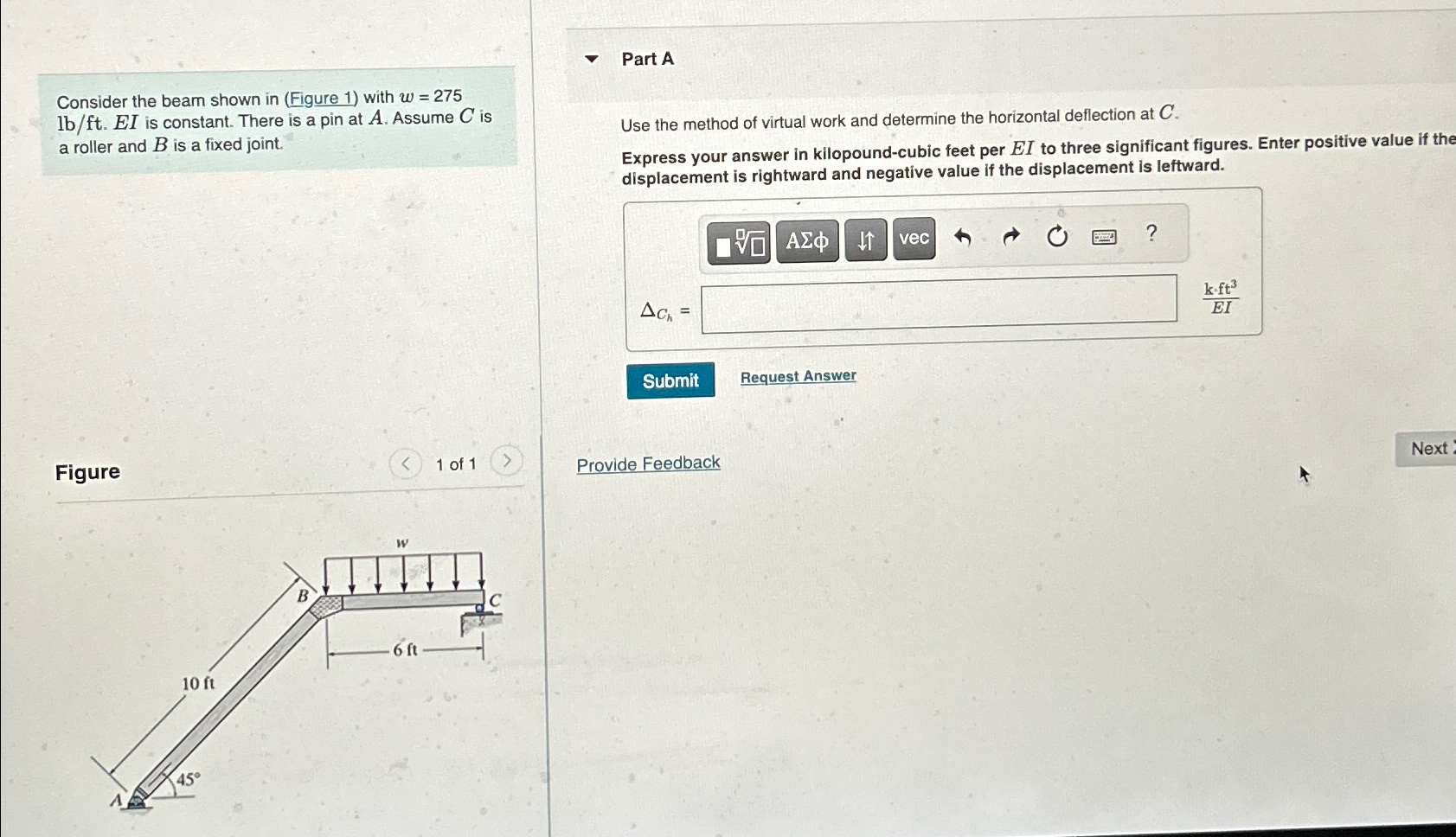 Solved Part AConsider the beam shown in (Figure 1) ﻿with | Chegg.com