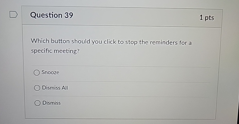 Solved Question 391ptsWhich button should you click to stop | Chegg.com