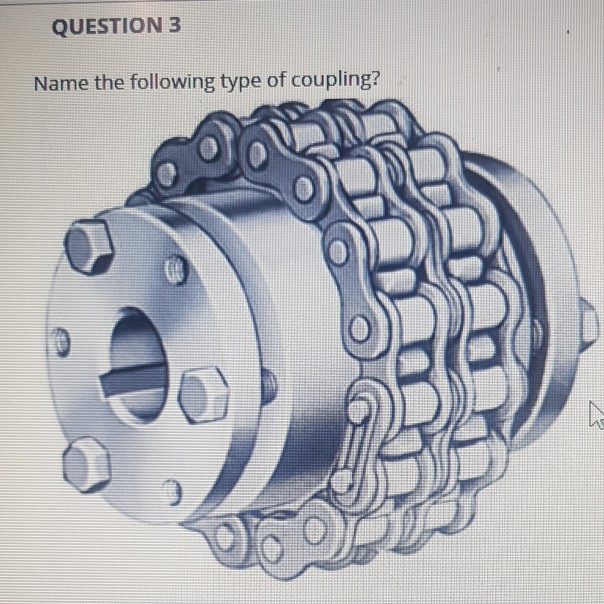Solved QUESTION 3 Name the following type of coupling? o Do | Chegg.com