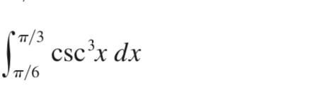 Solved ∫π6π3csc3xdx | Chegg.com