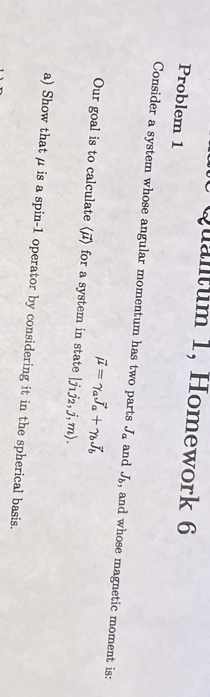 Solved Problem 1Homework 6Consider a system whose angular | Chegg.com