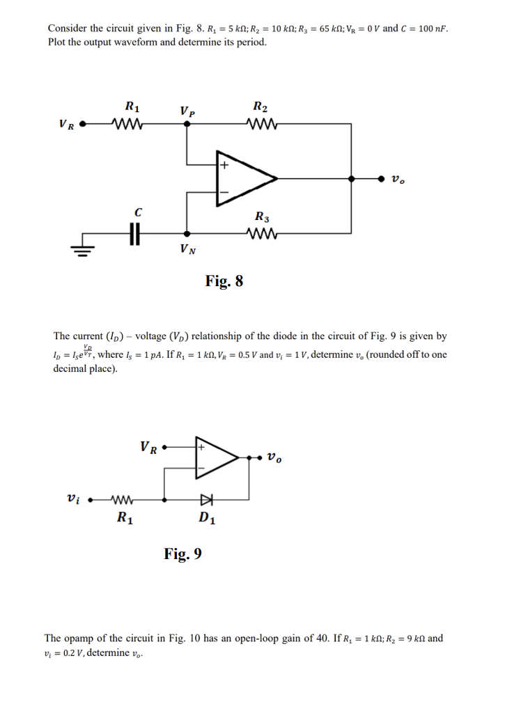 Solved Consider the circuit given in Fig. | Chegg.com