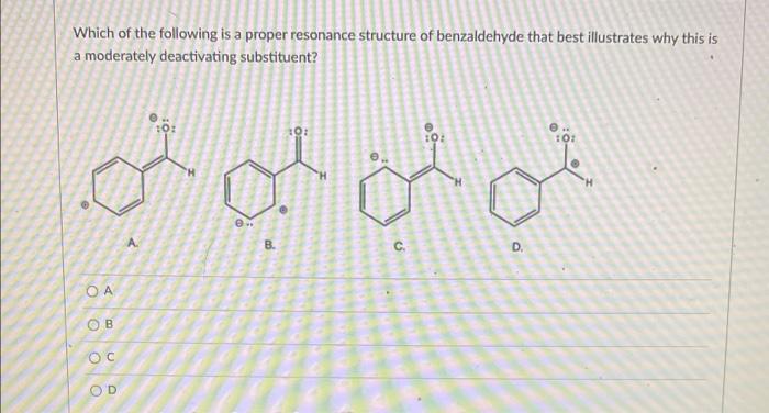 Solved Which of the following is a proper resonance | Chegg.com
