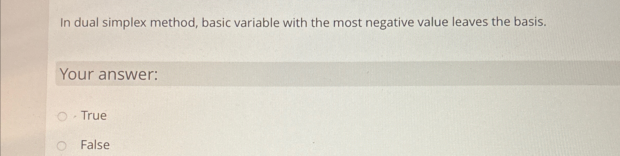 Solved In Dual Simplex Method Basic Variable With The Most 