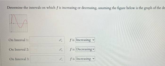 Solved Determine the intervals on which f is increasing or | Chegg.com