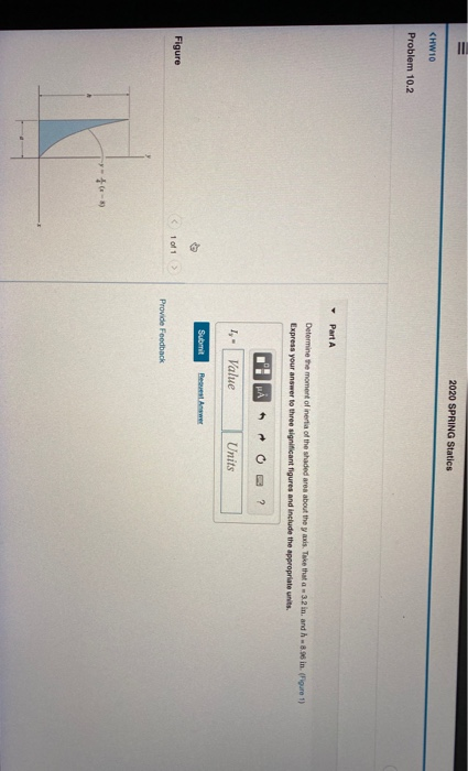 Solved 2020 SPRING Statics | Chegg.com