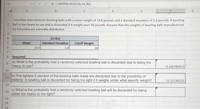Solved Please respond with the correct excel formula to find | Chegg.com
