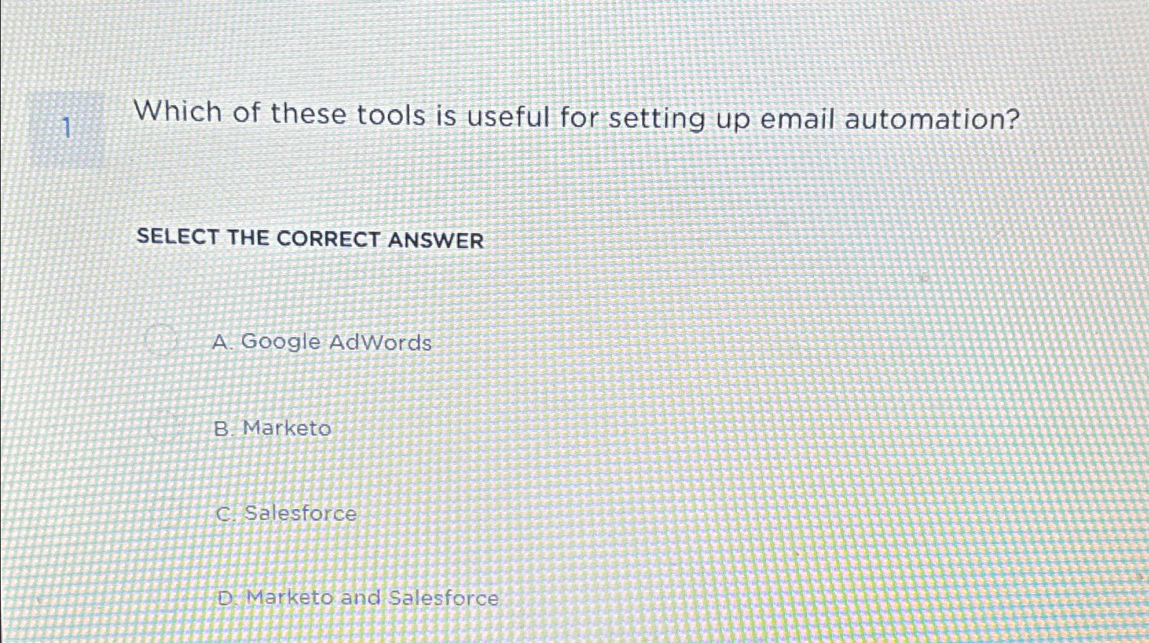 Solved 1Which of these tools is useful for setting up email | Chegg.com