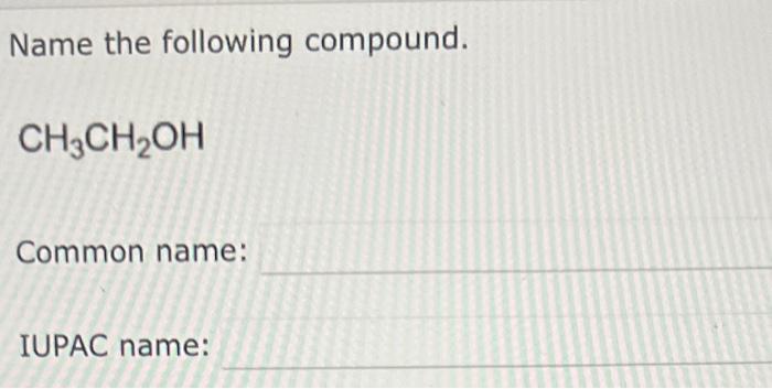 Solved Give two names for the following structure. List the | Chegg.com