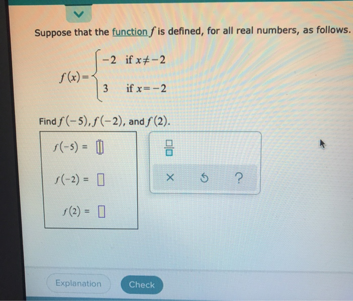 Solved Suppose that the function f is defined, for all real | Chegg.com