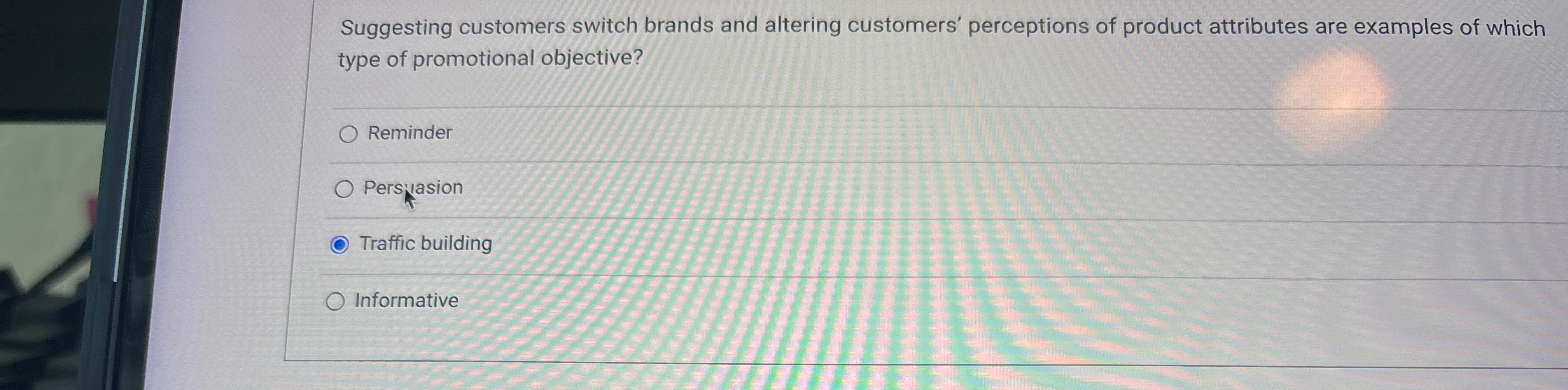 Solved Suggesting customers switch brands and altering | Chegg.com