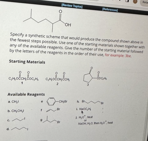 Solved Specify a synthetic scheme that would produce the | Chegg.com