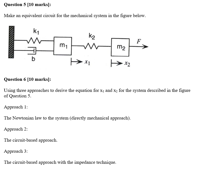 Solved Question 5 [10 ﻿marks]:Make an equivalent circuit for | Chegg.com