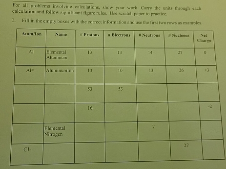 Solved For all problems involving calculations, show your | Chegg.com