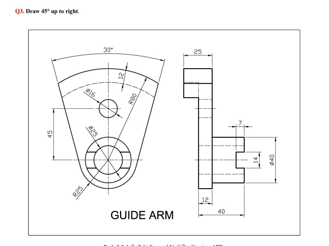 Solved QUESTION: Make oblique drawings (cavalier projection) | Chegg.com