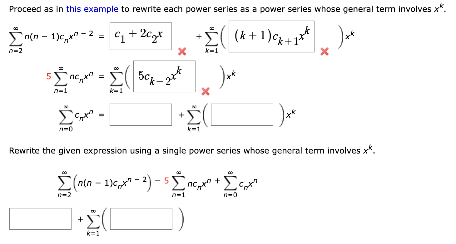Solved Proceed as in this example to rewrite each power | Chegg.com