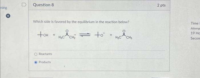 Solved Which side is favored by the equilibrium in the | Chegg.com
