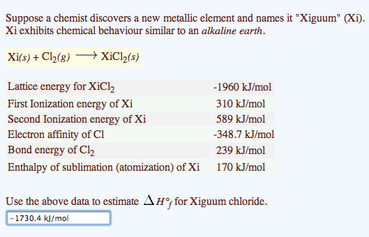 Solved Suppose a chemist discovers a new metallic element | Chegg.com Solved Suppose a chemist discovers a new metallic element | Chegg.com