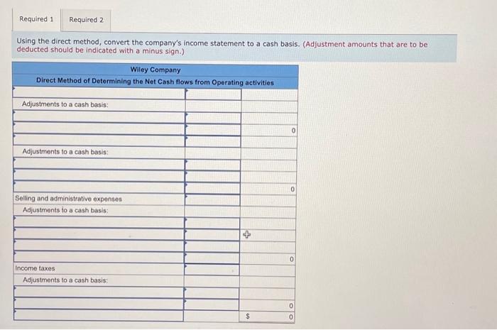 Solved Wiley Company's income statement for Year 2 follows: | Chegg.com