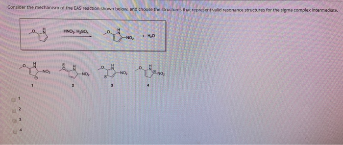 Solved Consider the mechanism of the EAS reaction shown | Chegg.com