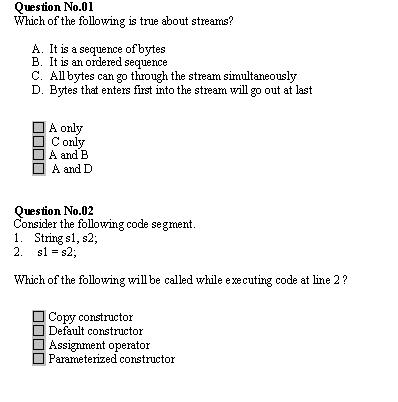 Solved Which of the following is true about streams? It is | Chegg.com