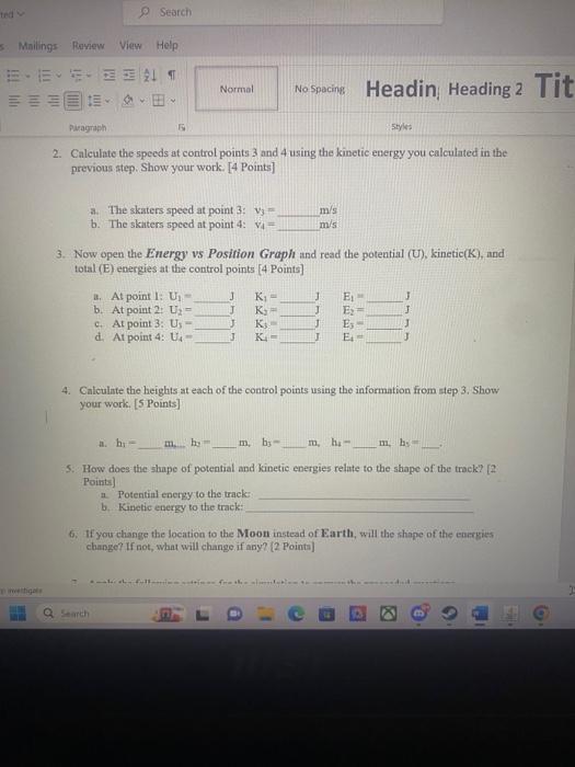 1. Click the 'Reser' and 'Return Skater' buttons, | Chegg.com