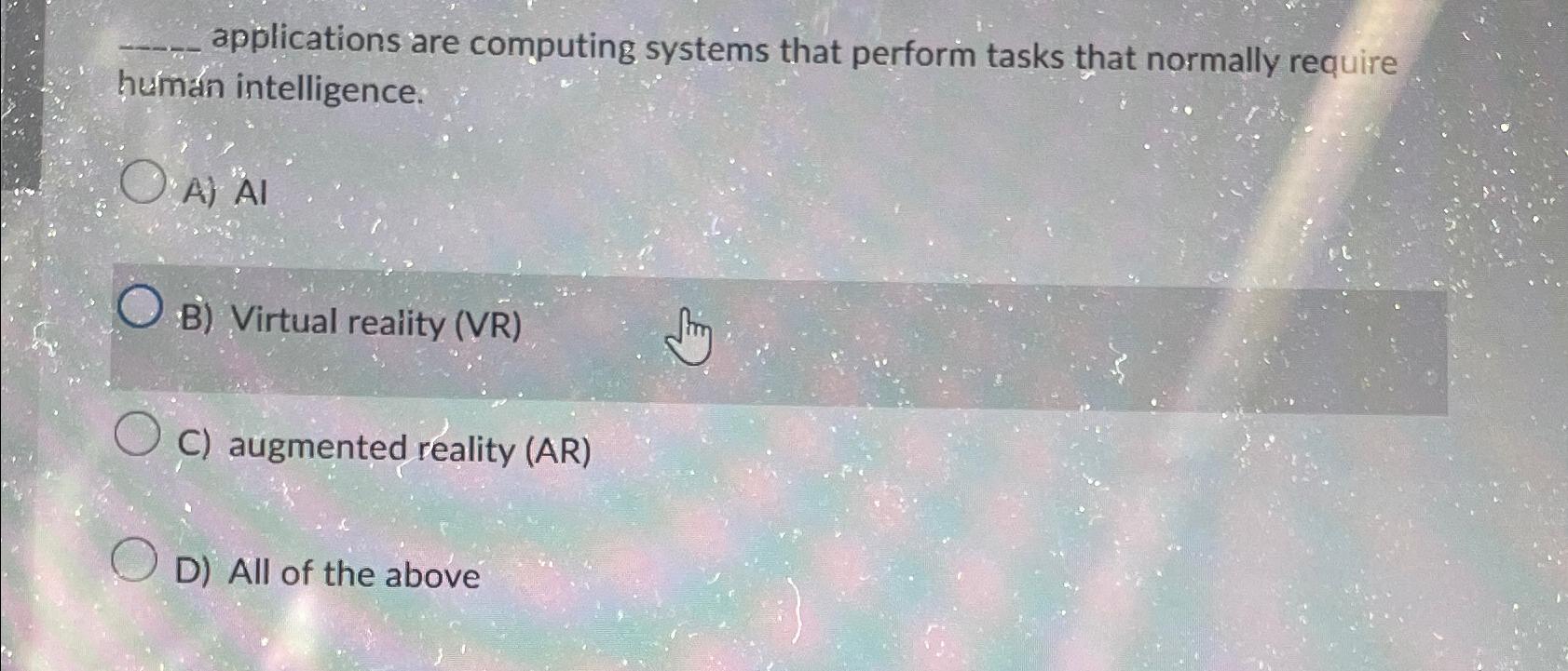 Solved applications are computing systems that perform tasks | Chegg.com
