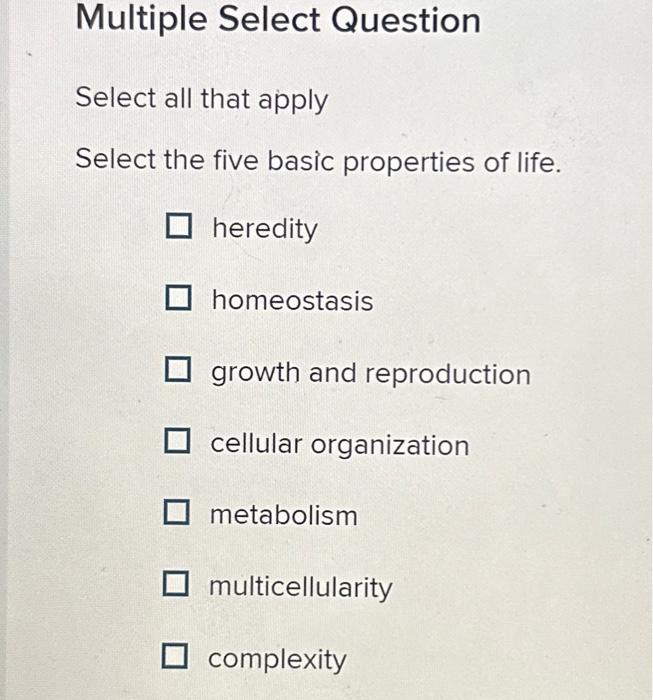 Solved Multiple Select Question Select all that apply Select | Chegg.com