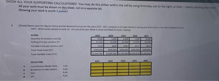 You invented "Dura-Clear windows" that never need | Chegg.com