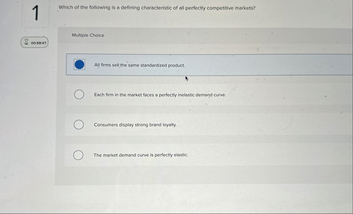 Solved 1Which of the following is a defining characteristic | Chegg.com