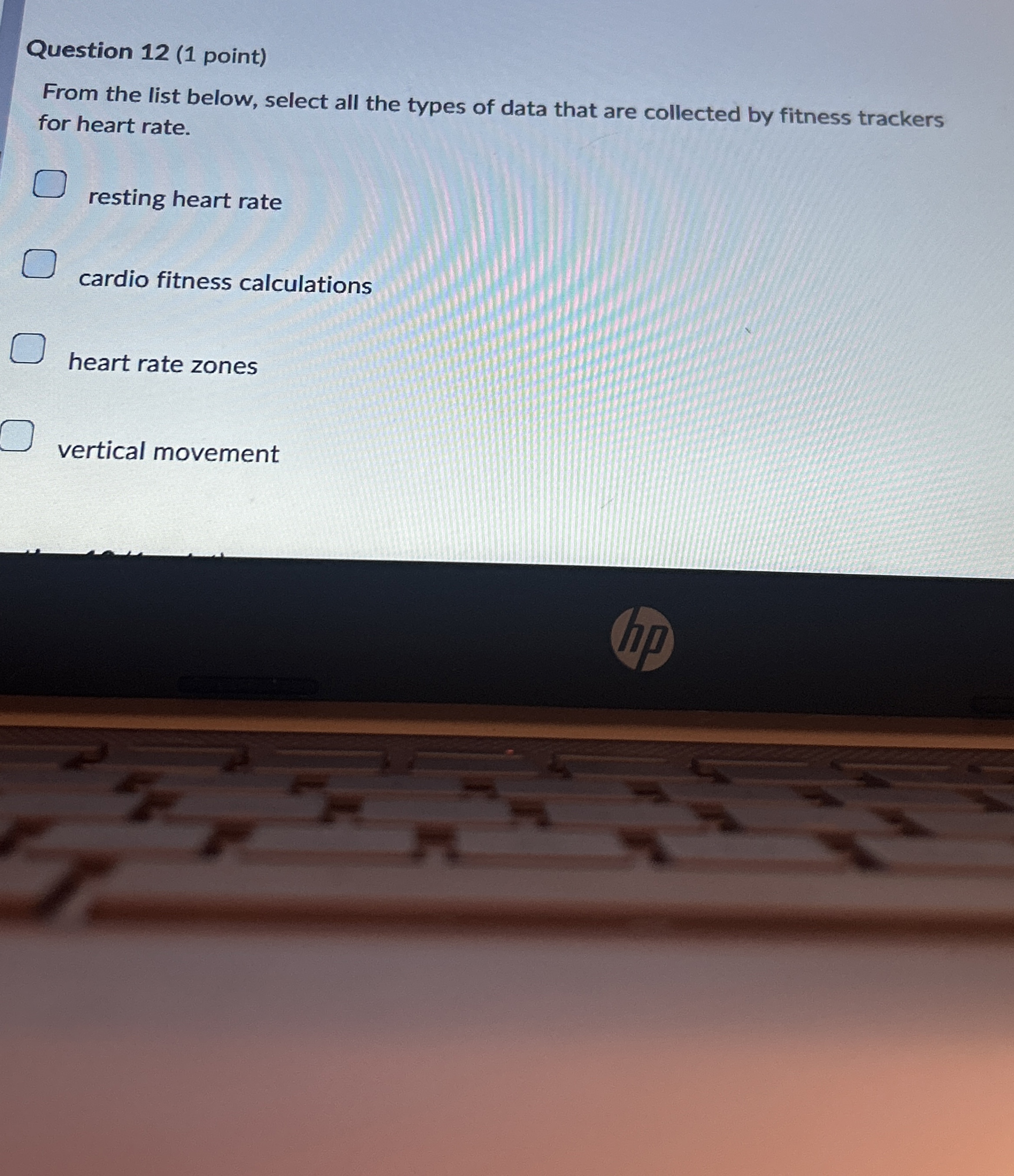 Solved Question 12 (1 ﻿point)From the list below, select all | Chegg.com