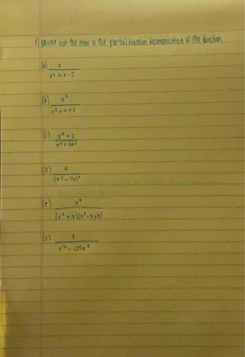 Solved (1) x2+x−2x (b) x2+2+5x2 (c) x3+4x2x4+2 (0) (x2−16)44 | Chegg.com