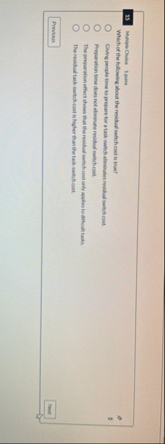 Solved 15Multiple Cholce 1 ﻿pointWhich of the following | Chegg.com