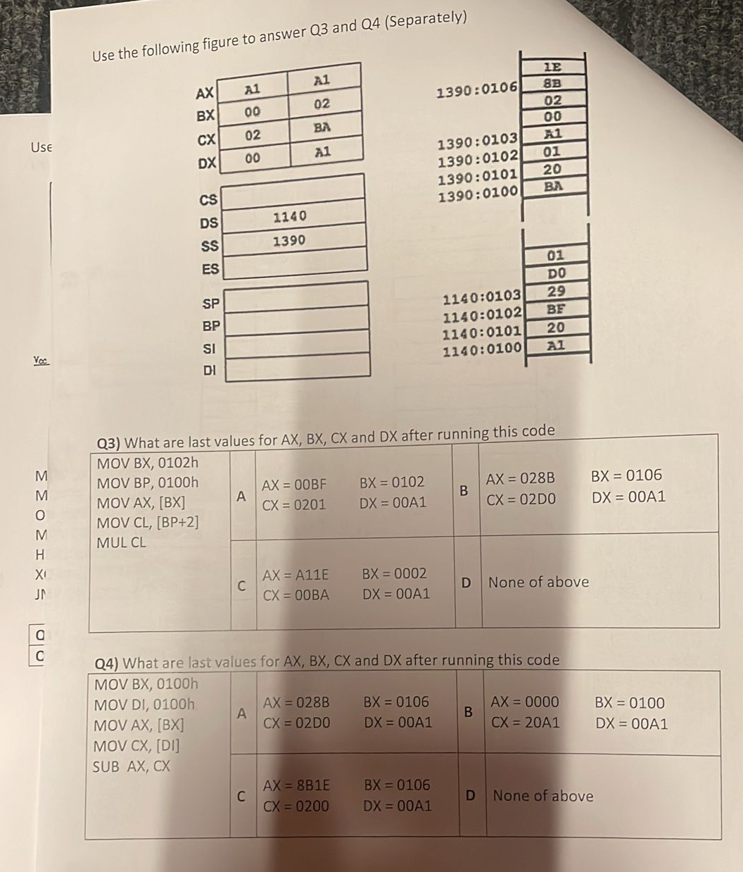 Solved Use the following figure to answer Q3 ﻿and | Chegg.com