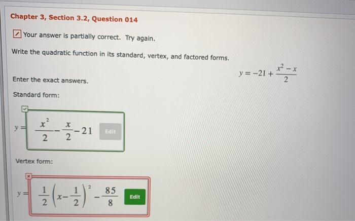 Solved Chapter 3, Section 3.2, Question 014 Your answer is | Chegg.com