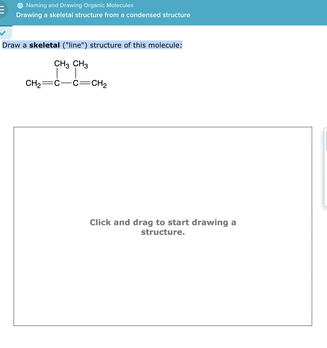 Solved Draw a skeletal ("line") ﻿structure of this | Chegg.com