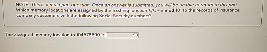 Solved NOTE: This is a multi-part question. Once an answer | Chegg.com