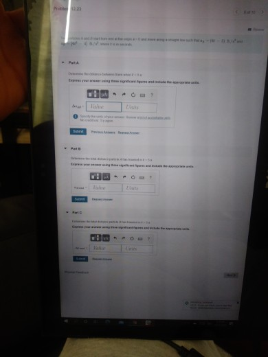 Solved Two particles A and B start from rest at the origin | Chegg.com