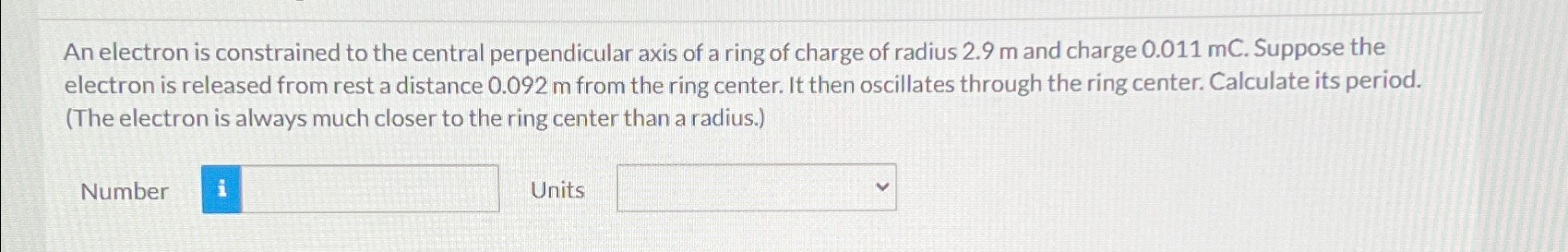 Solved An electron is constrained to the central | Chegg.com