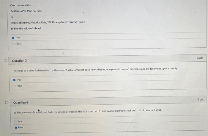 Solved U One Can Use Either Pv Rate NPer Pmt Fv Type Or Chegg