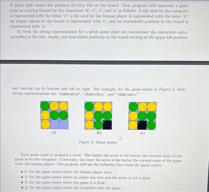 Solved In this assignment we will consider a game played on | Chegg.com