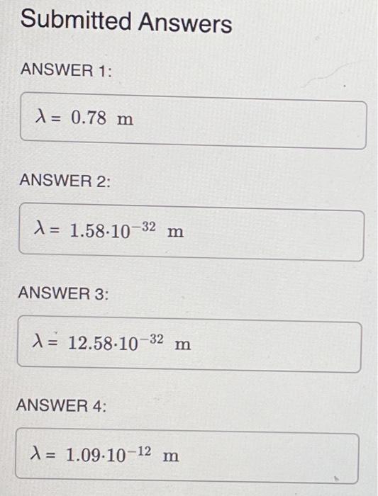 Solved All of the submitted answers have been incorrect. | Chegg.com