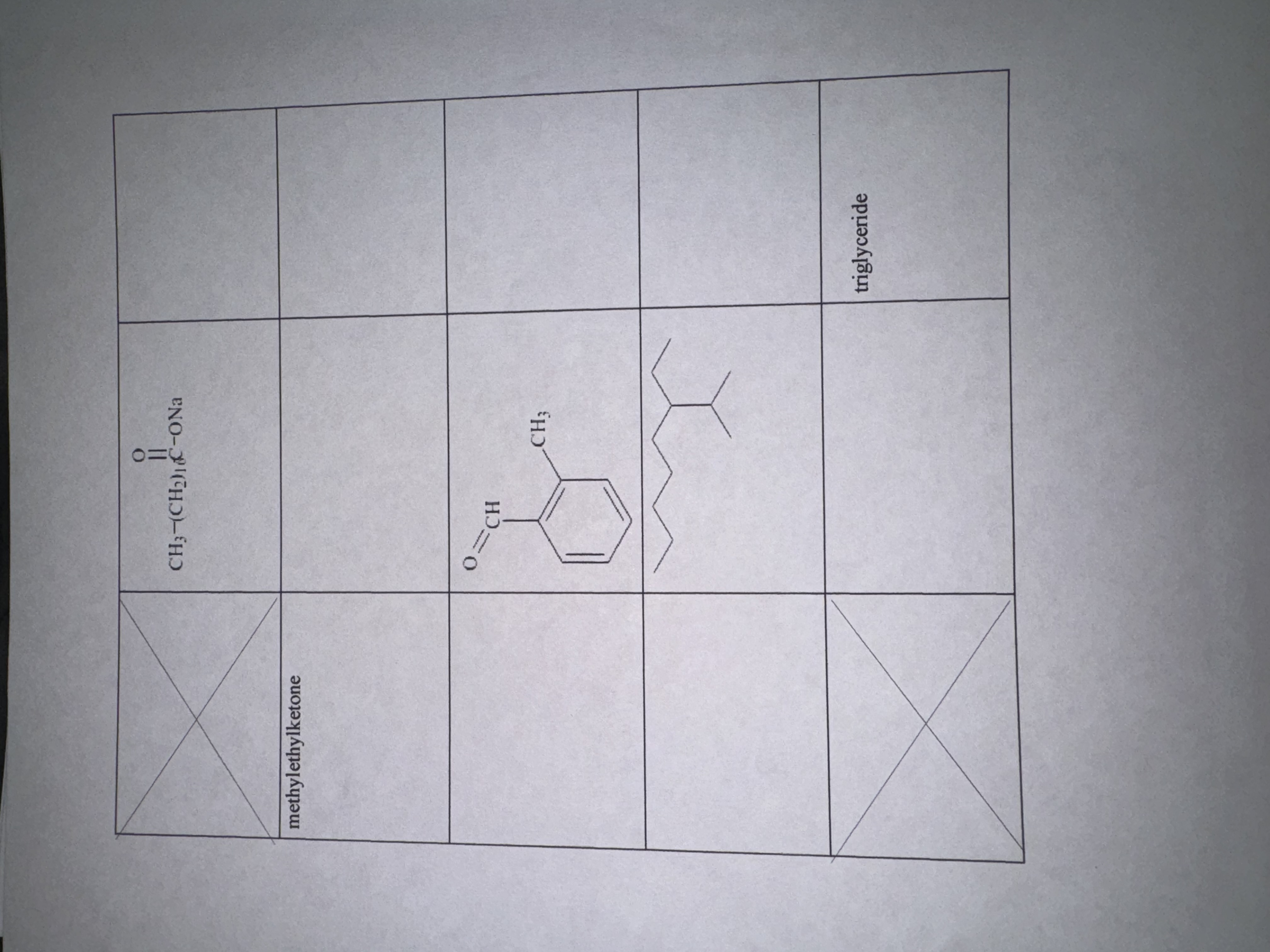Solved Complete the chart below. For the names given draw a | Chegg.com
