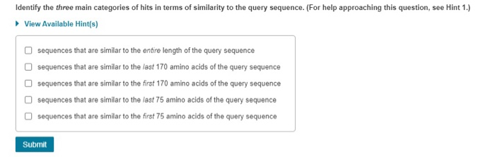 Solved Part B - Identify categories of hit sequences Scroll | Chegg.com